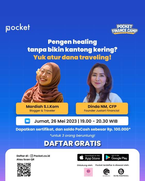 Pengen healing tanpa bikin kantong kering? Atur dana traveling sekarang ...